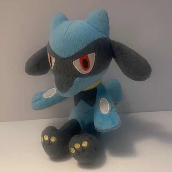 Tomy | Toys | Sitting Riolu Pokmon Plush | Poshmark